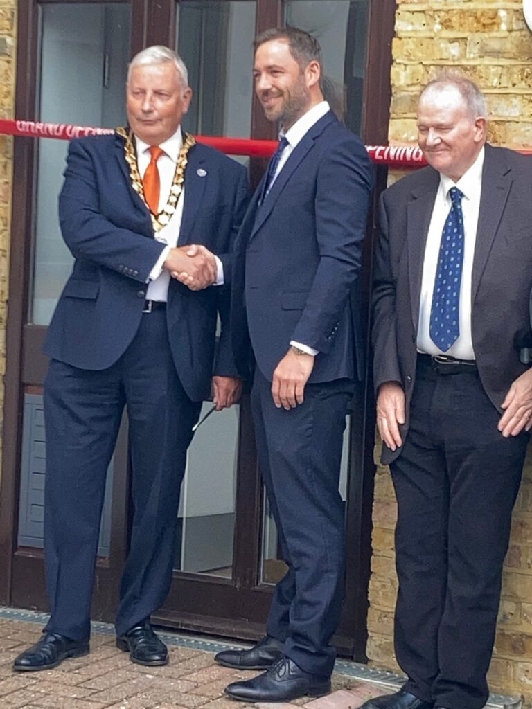 Affordable homes officially opened at Barnet House, Weybridge - R. Benson
